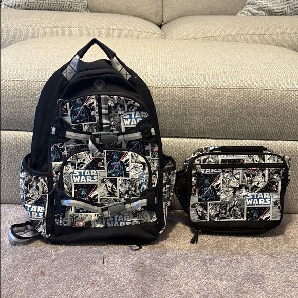 Star Wars | Accessories | Pottery Barn Star Wars Comic Print Backpack ...